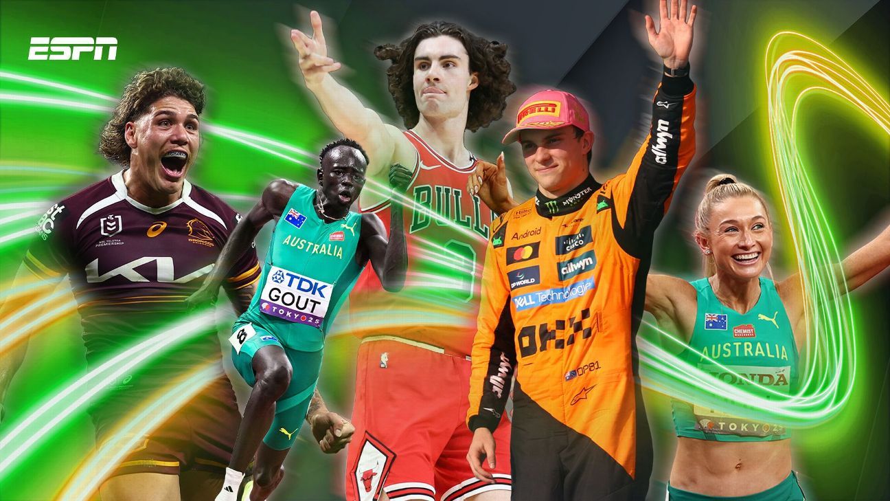 Aussie athlete Power Rankings: Who takes the crown in 2025? - ESPN
