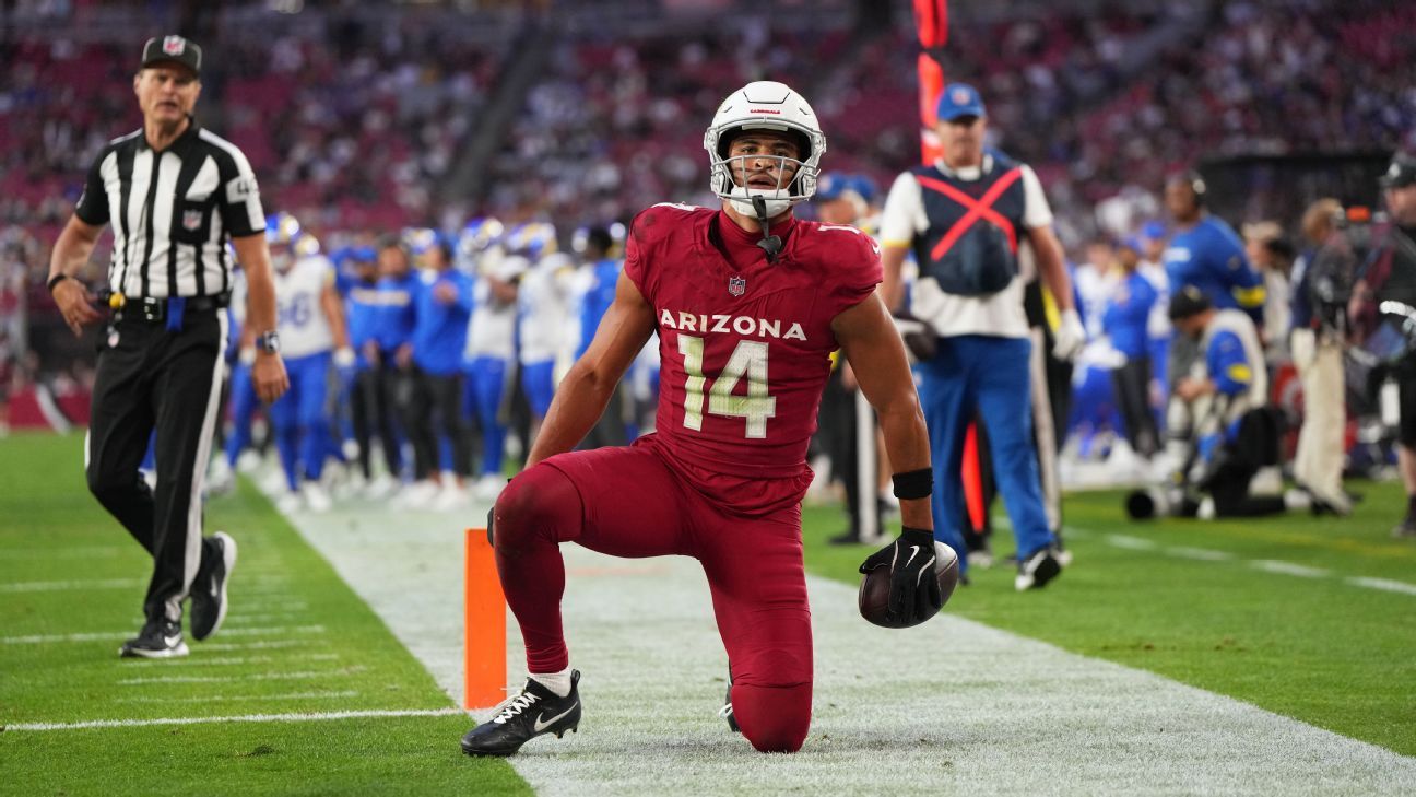 Michael Wilson responds well in role as WR1 for Cardinals - ESPN