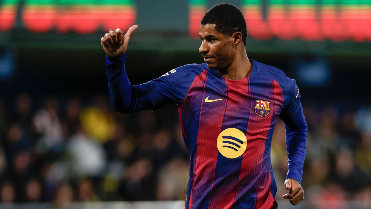 Marcus Rashford, contundente: "Quiero quedarme en Barcelona" - ESPN