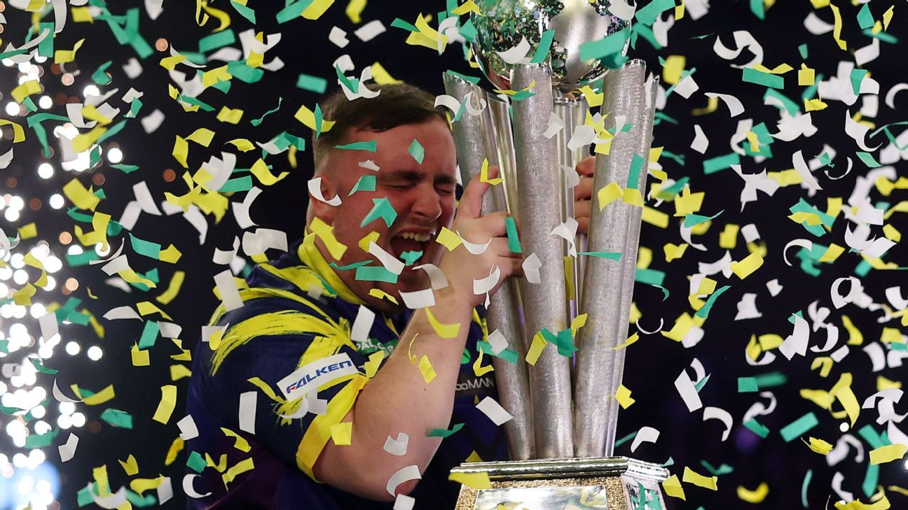 Luke Littler darts titles, prize money, career history, more - ESPN