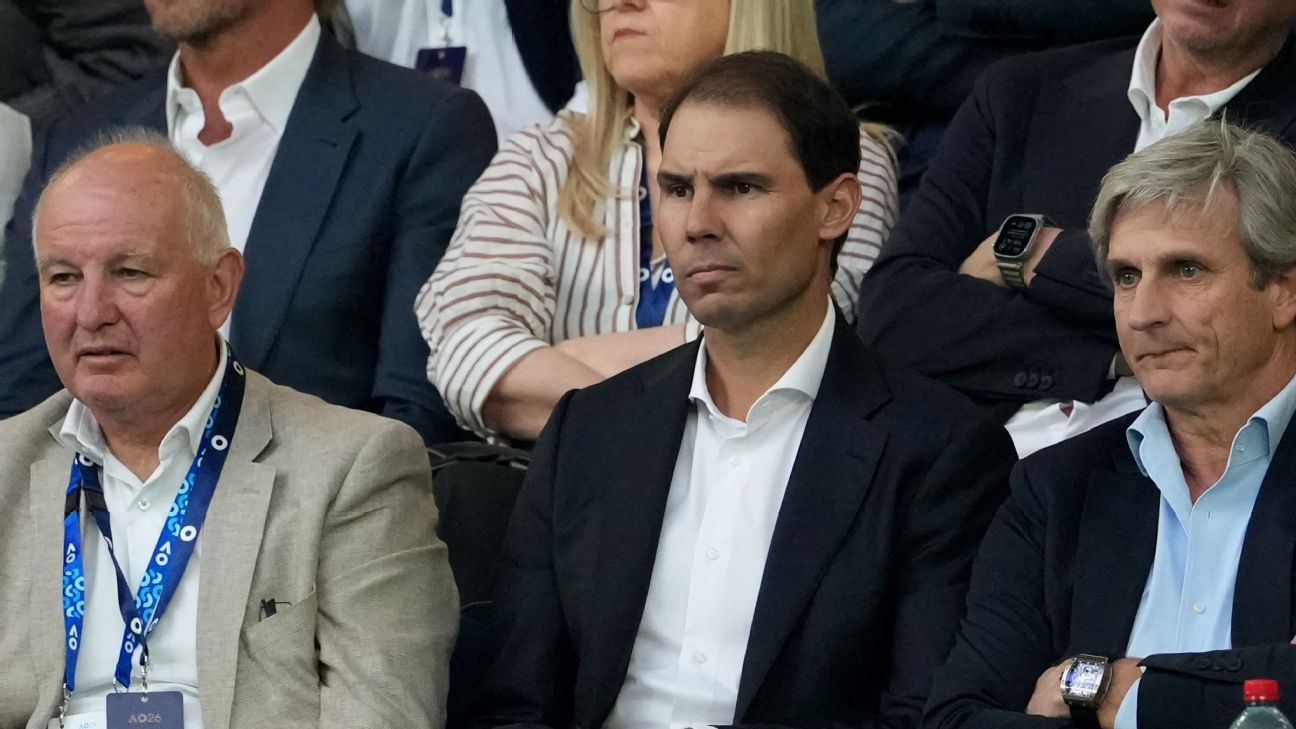 Rafael Nadal, el espectador de lujo de la final histórica entre Alcaraz ...