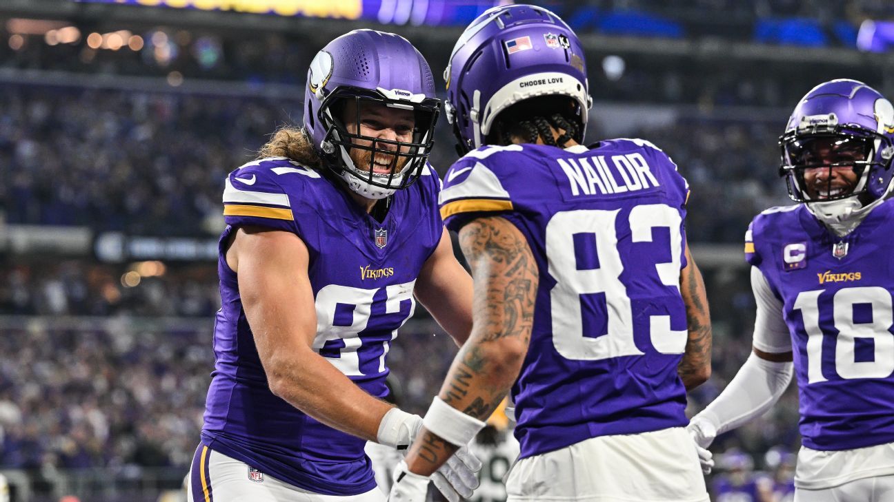 Vikings' key offseason decisions include Nailor, Hockenson - ESPN