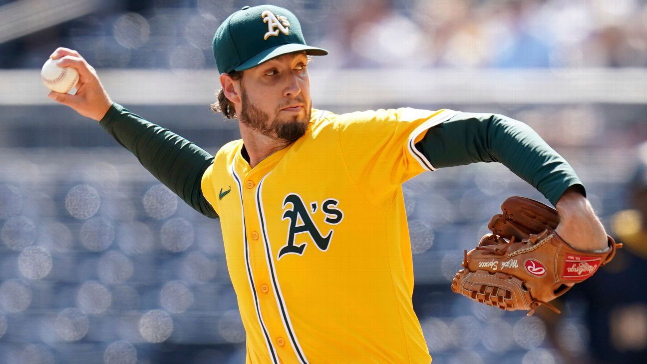 Royals acquire RHP Mitch Spence in trade with Athletics - ESPN