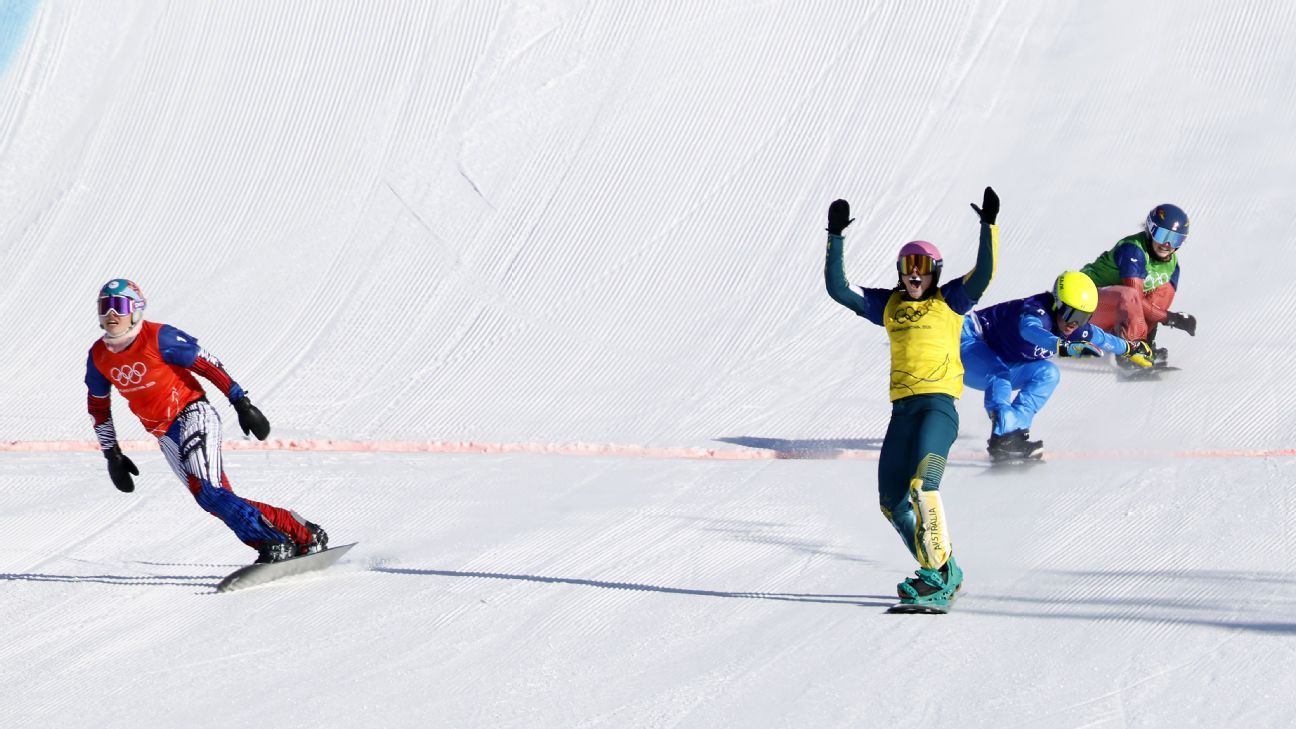 Josie Baff storms to snowboard cross gold medal - ESPN