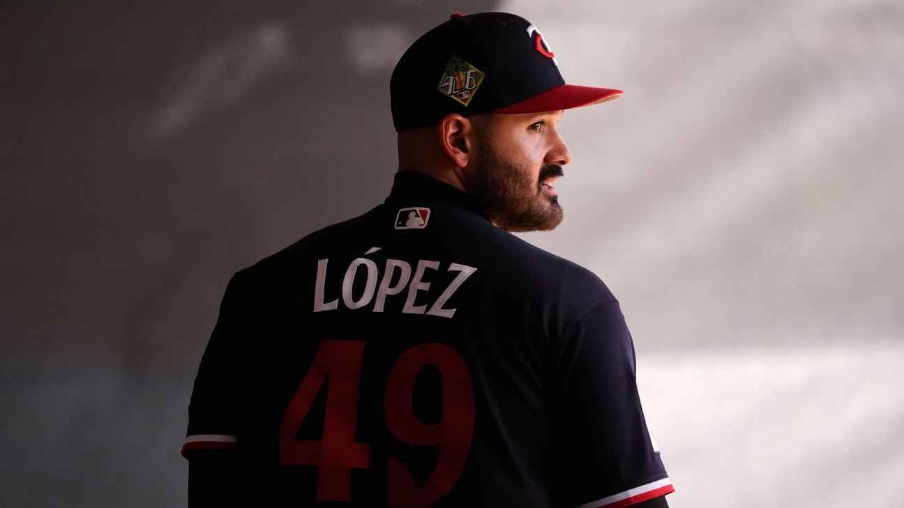 Twins: Pablo López, con desgarre de ligamento, se perdería 2026 - ESPN