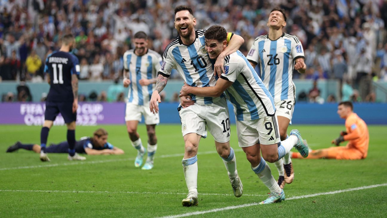 Argentina 3-0 Croatia: Lionel Messi proves GOAT credentials, sets World ...