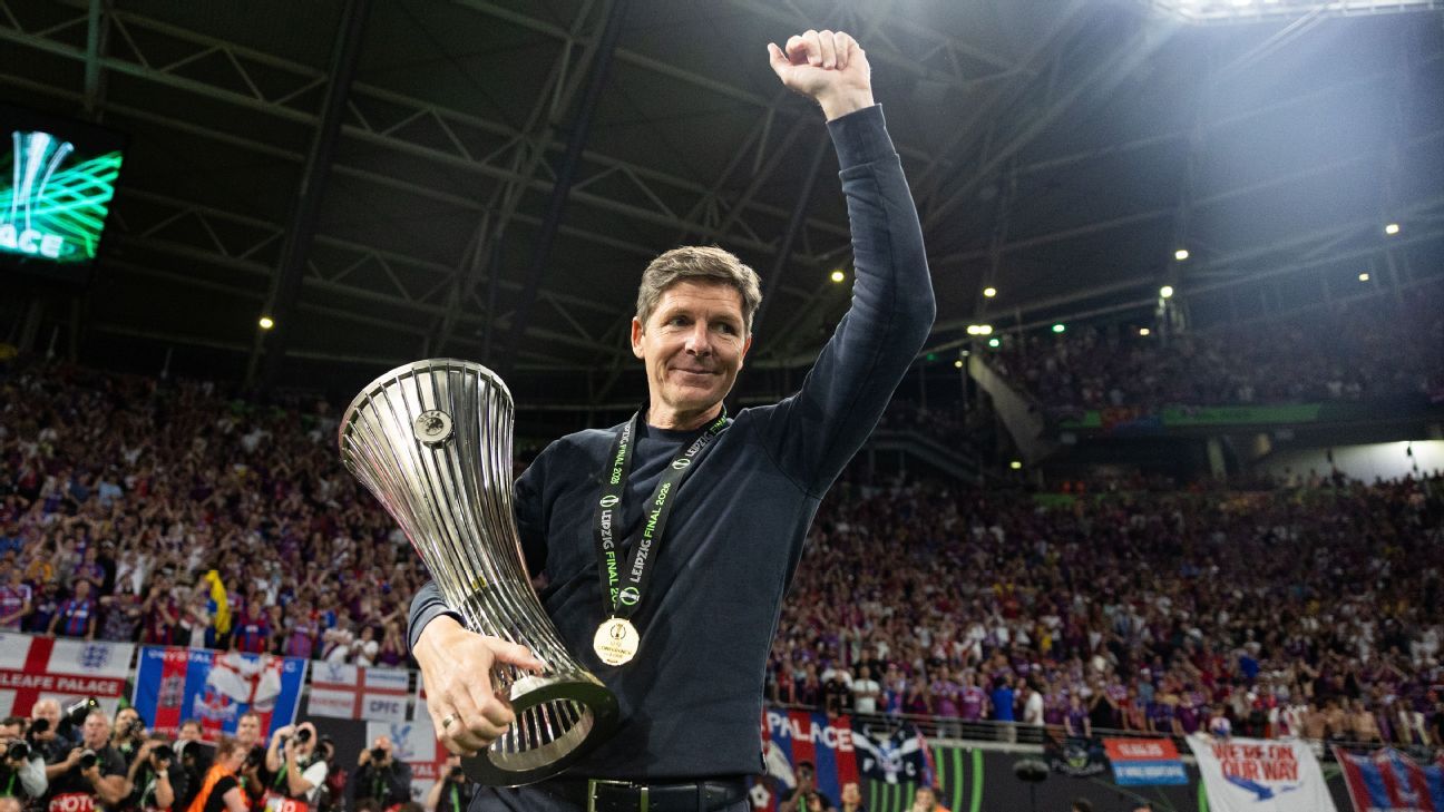 Oliver Glasner signs off with trophy from Crystal Palace's ...