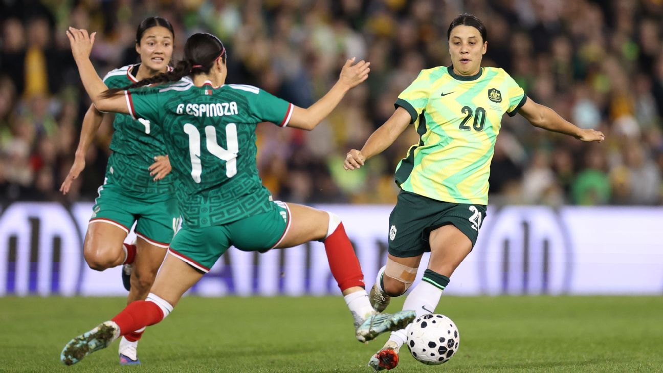 Matildas stunned on home soil in defeat to Mexico - ESPN