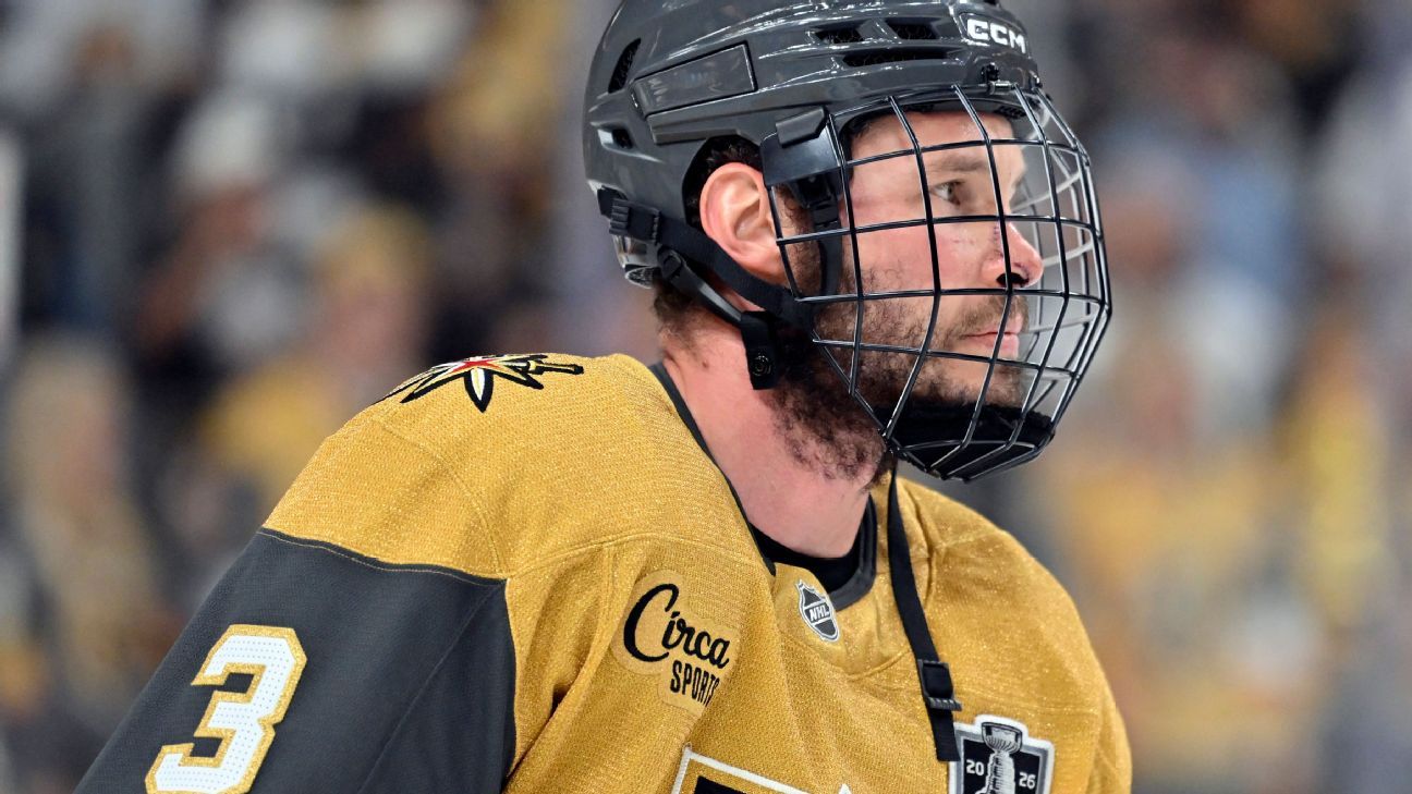 Brayden McNabb returns for Vegas Golden Knights in Game 3 - ESPN