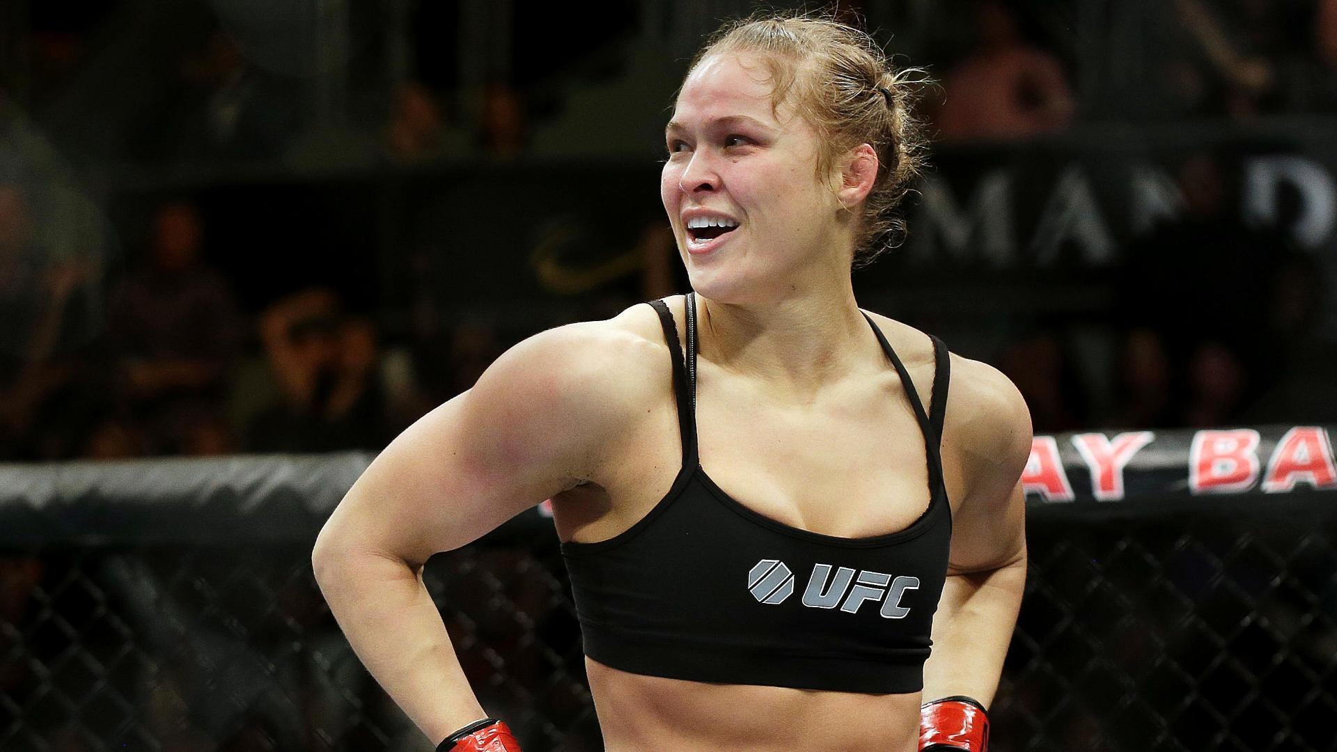 Ronda Rousey becomes first female inductee into UFC Hall of Fame