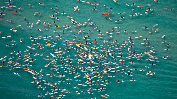 Pushing surf performance forward thanks to big crowds and a little cash ...