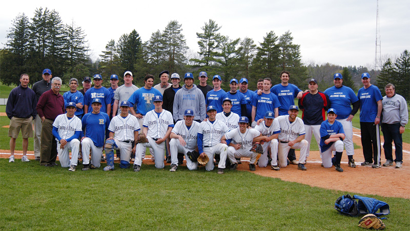 2010 Hamilton Continentals and Alumni - Hamilton College Baseball ...