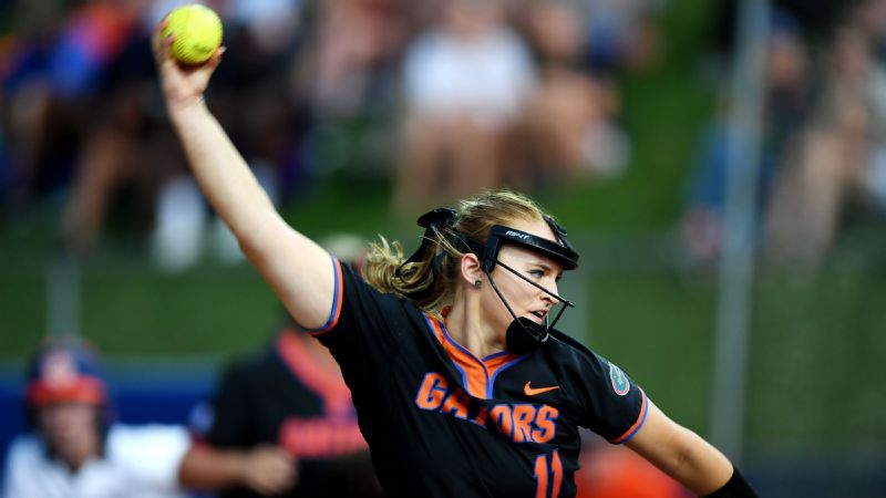 2017 Women's College World Series -- Florida Gators pitcher Kelly ...