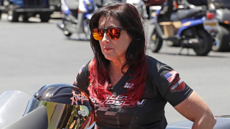 NHRA's Angelle Sampey blazing trails with new ride
